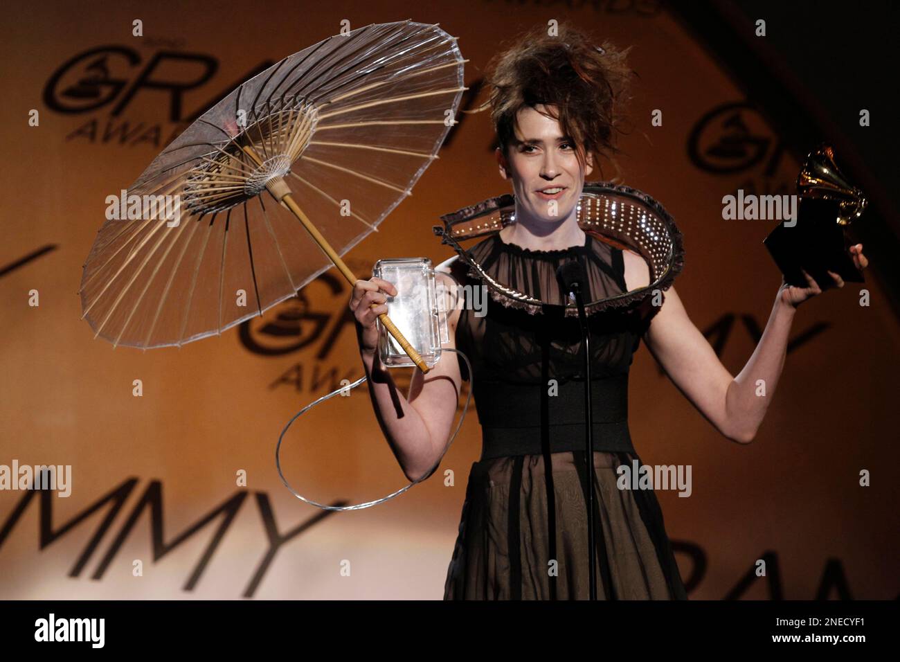 Imogen Heap accepts the best engineered non-classical album award for ...