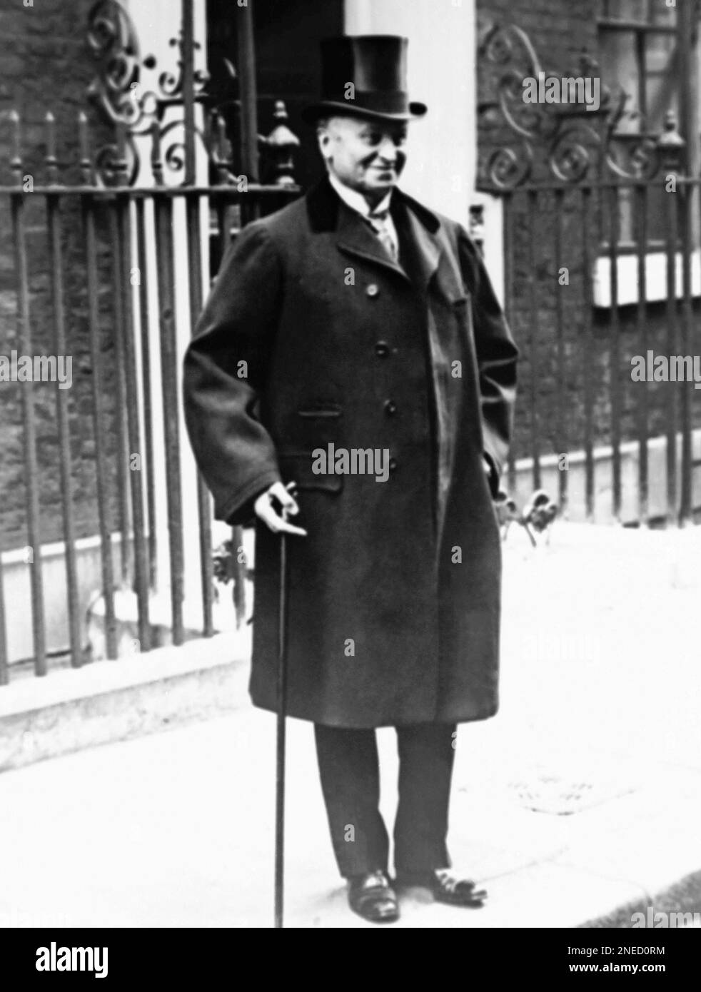 Lord Curzon, viceroy of India, is seen in 1921. (AP Photo Stock Photo ...