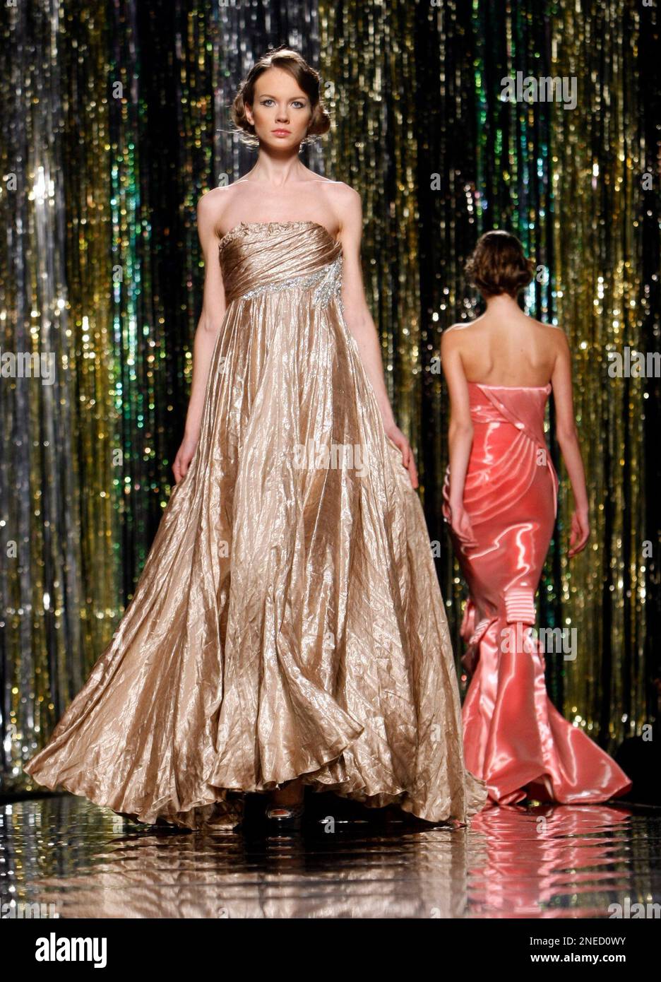 Models wear creations as part of Tony Ward's spring-summer 2010 high ...