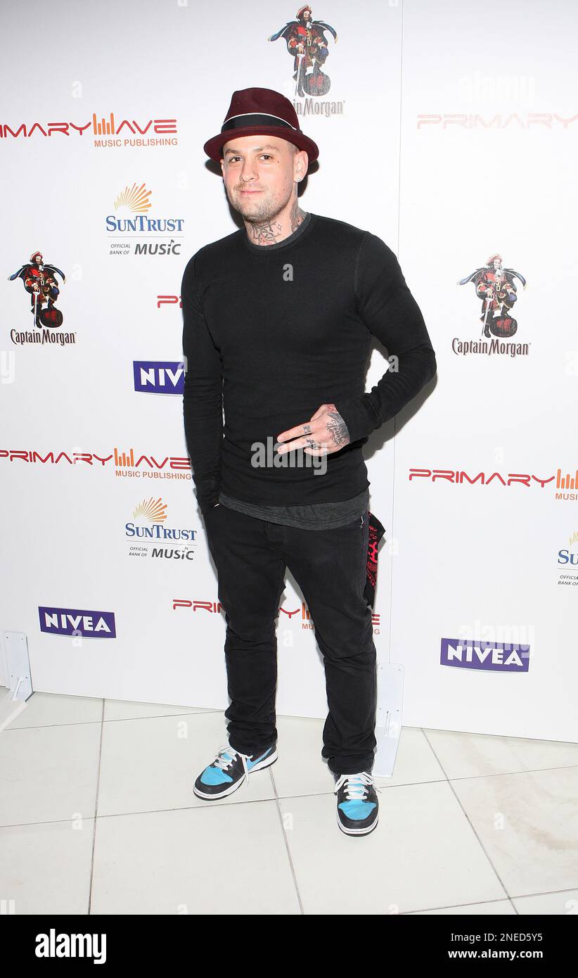 Musician Benji Madden attends the Primary Wave Music Publishing pre ...