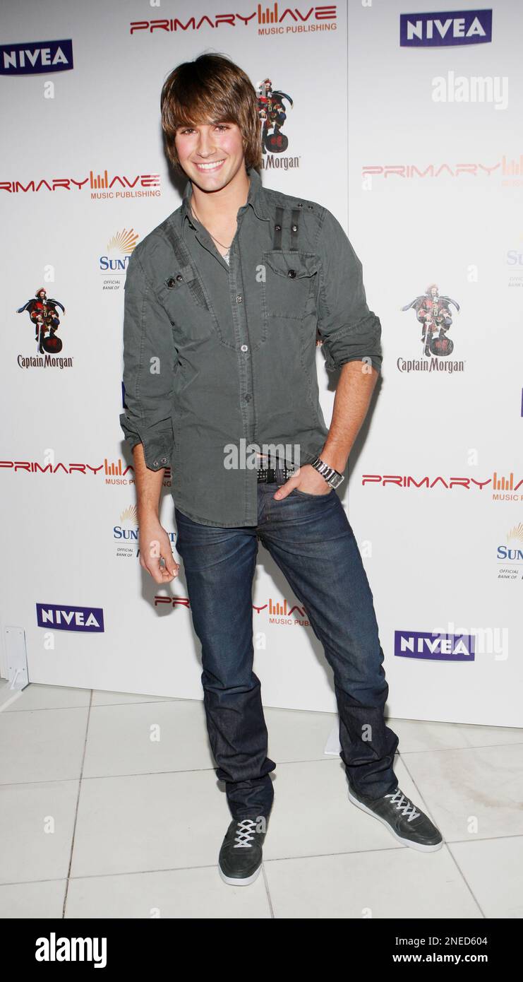 Singer James Maslow attends the Primary Wave Music Publishing pre ...