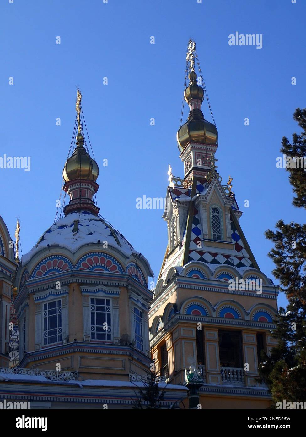 Zenkov Cathedral, Panfilov Park, Almaty, Kazakhstan Stock Photo - Alamy