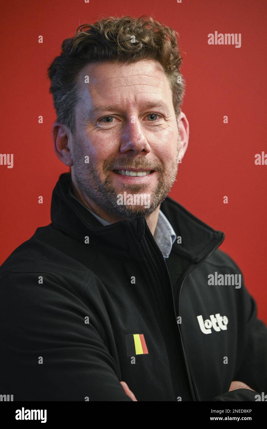 Belgian new Billie Jean Cup captain Wim Fissette poses for the ...