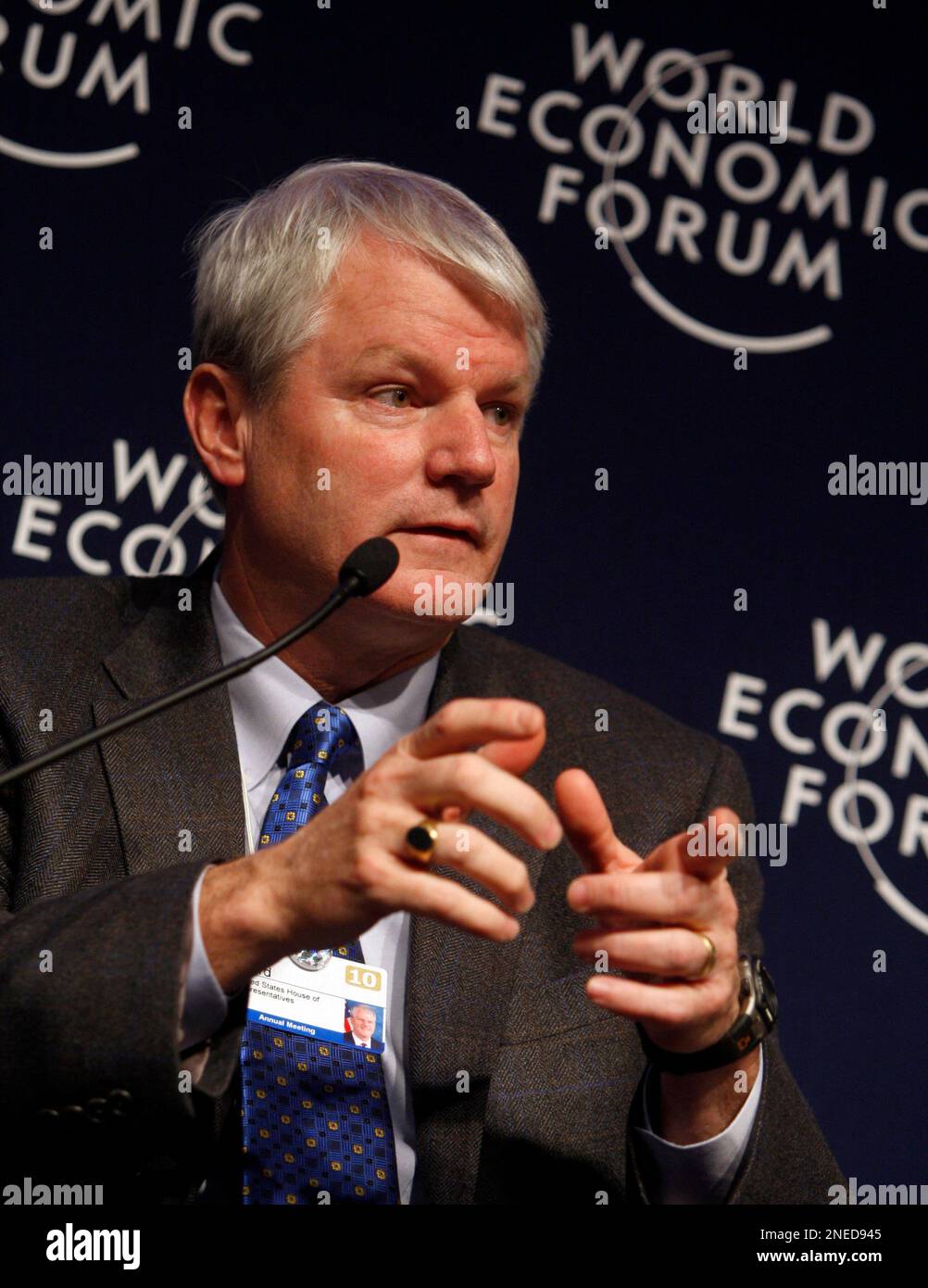 Brian Baird, Congressman from Washington, speaks during a session 'The ...