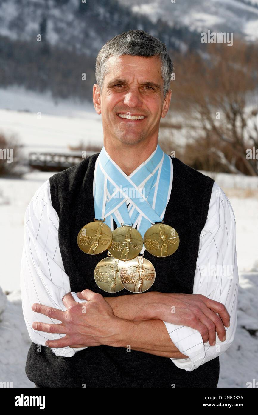 Dr. Eric Heiden, winner of 5 gold medals in speed skating at the 1980 ...