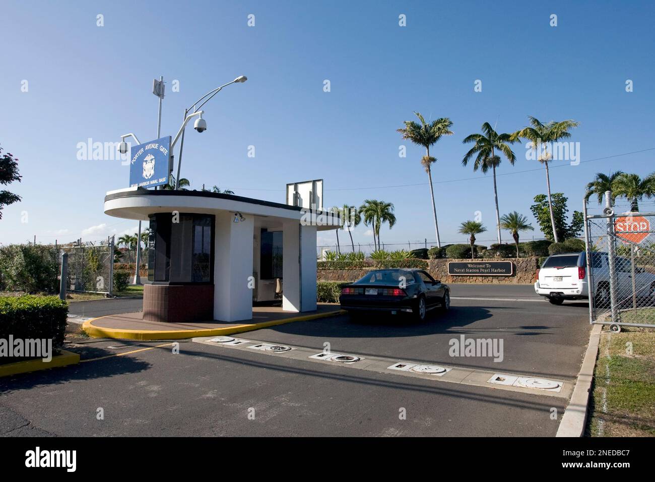 Porter Avenue Gate as seen here from the Hickam Air Force Base side ...