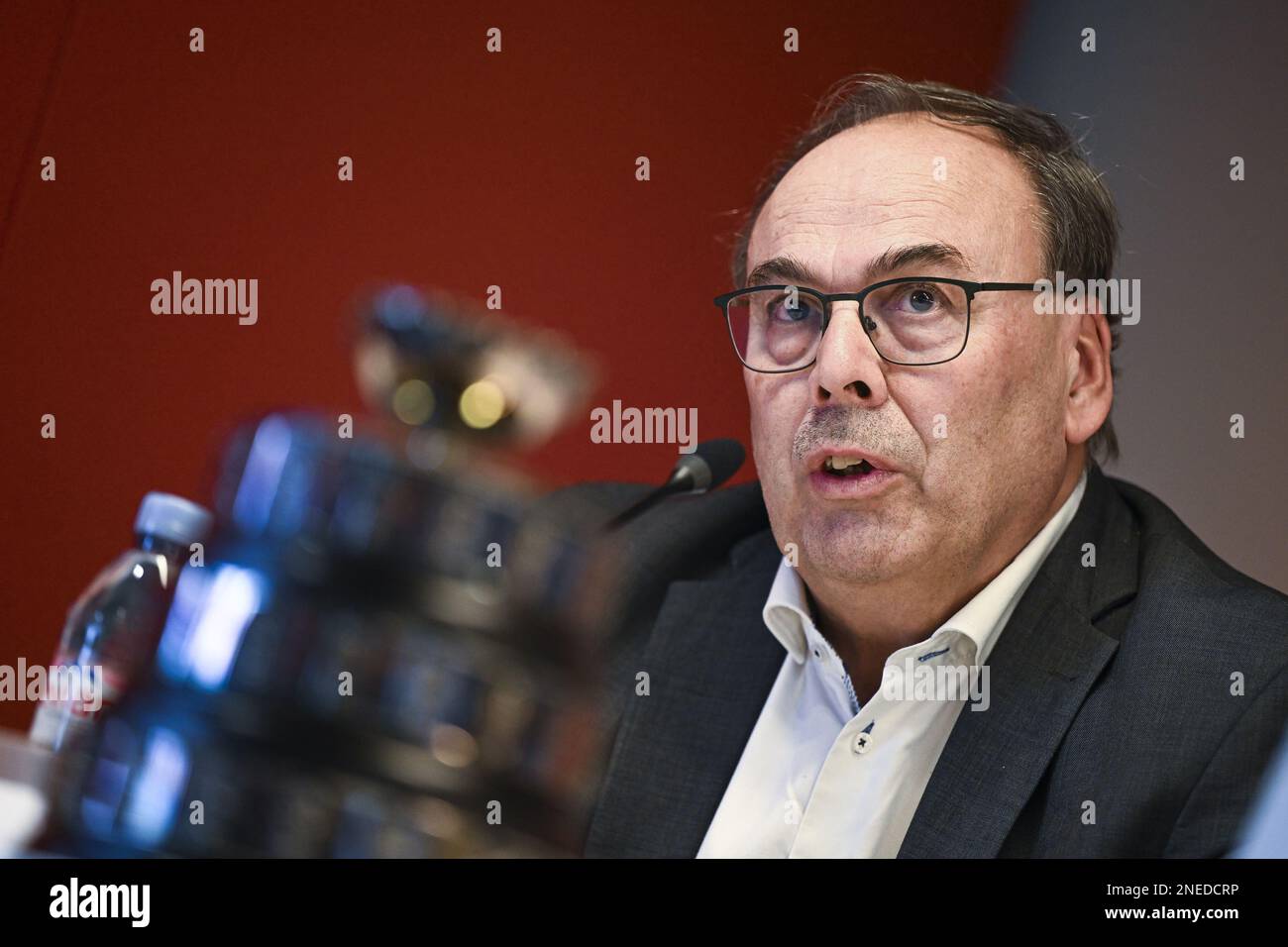 Tennis Vlaanderen chairman Dirk De Maeseneer pictured during a press ...