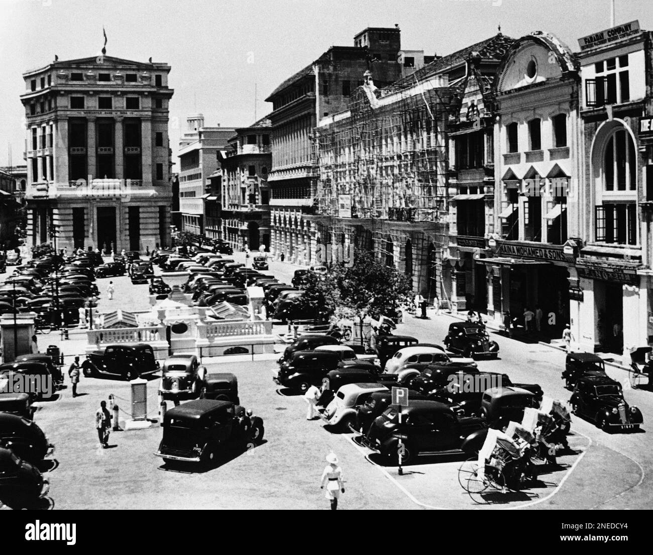 Raffles Place, which is in the heart of the city of Singapore on Aug 6 ...