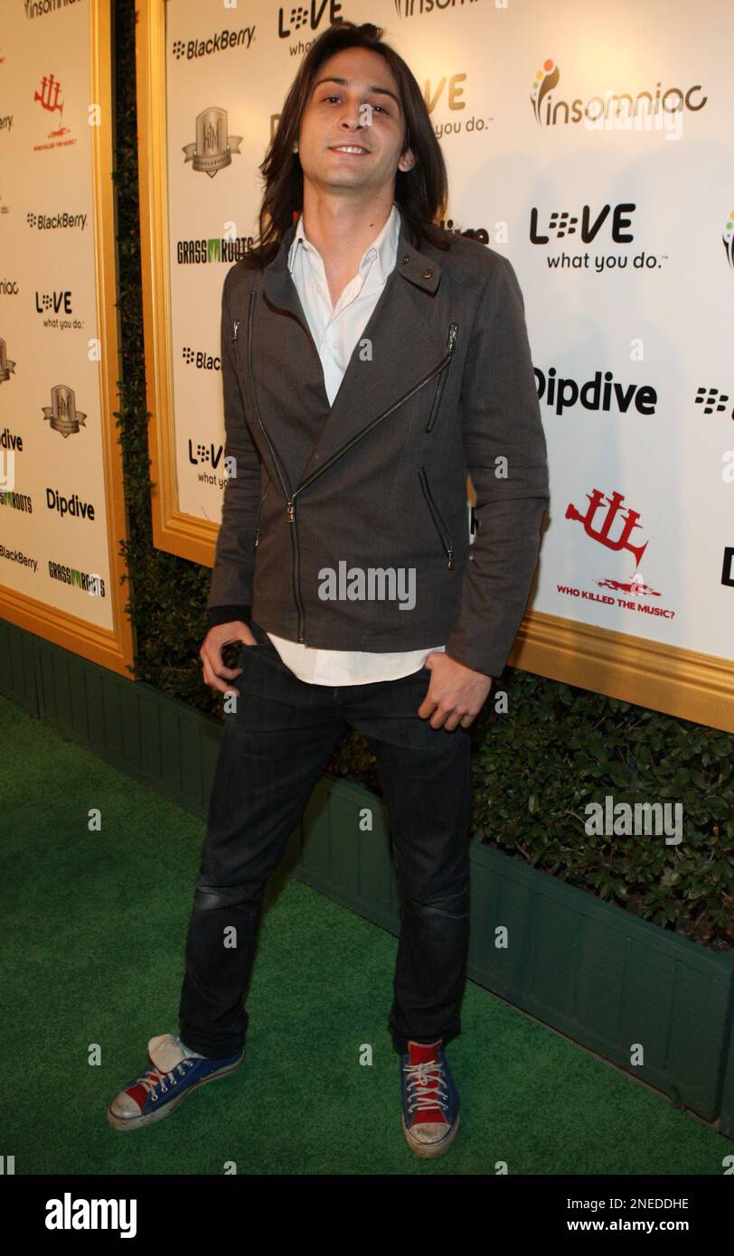 Barnett O'Hara arrives at will.i.am's Dipdive Data Awards held at the ...