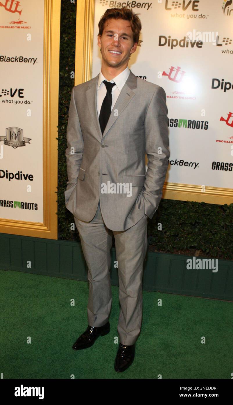 Ryan Kwanten arrives at will.i.am's Dipdive Data Awards held at the ...