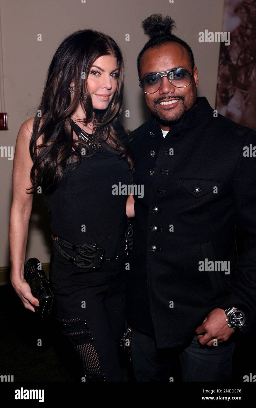Fergie, left, and apl.de.ap are seen in the Bacardi VIP lounge at will ...