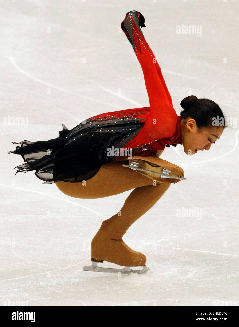 Mao Asada of Japan performs in the ladies free program at the ISU Four ...