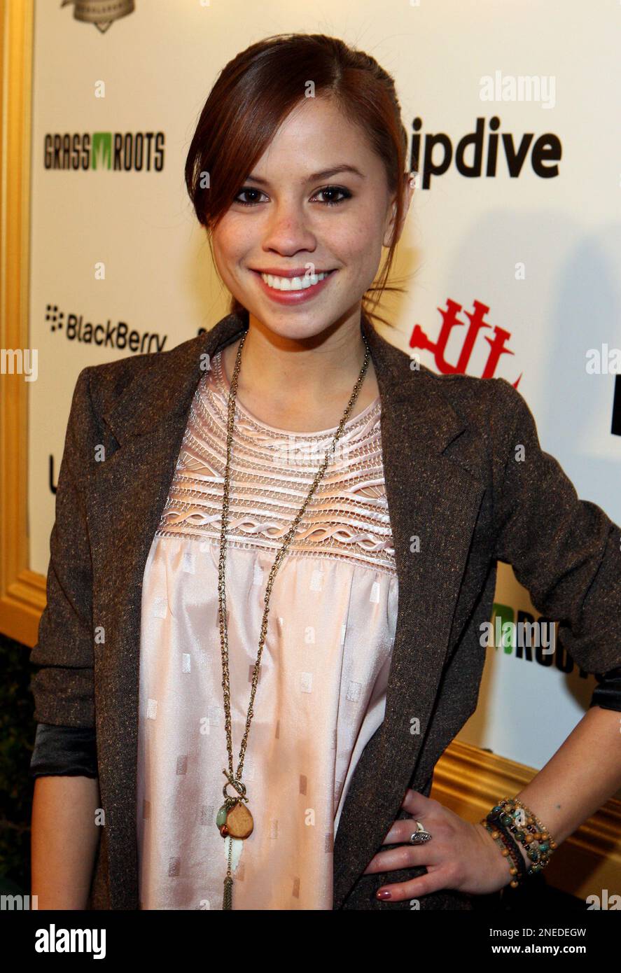 Kim Hidalgo arrives at will.i.am's Dipdive Data Awards held at the ...