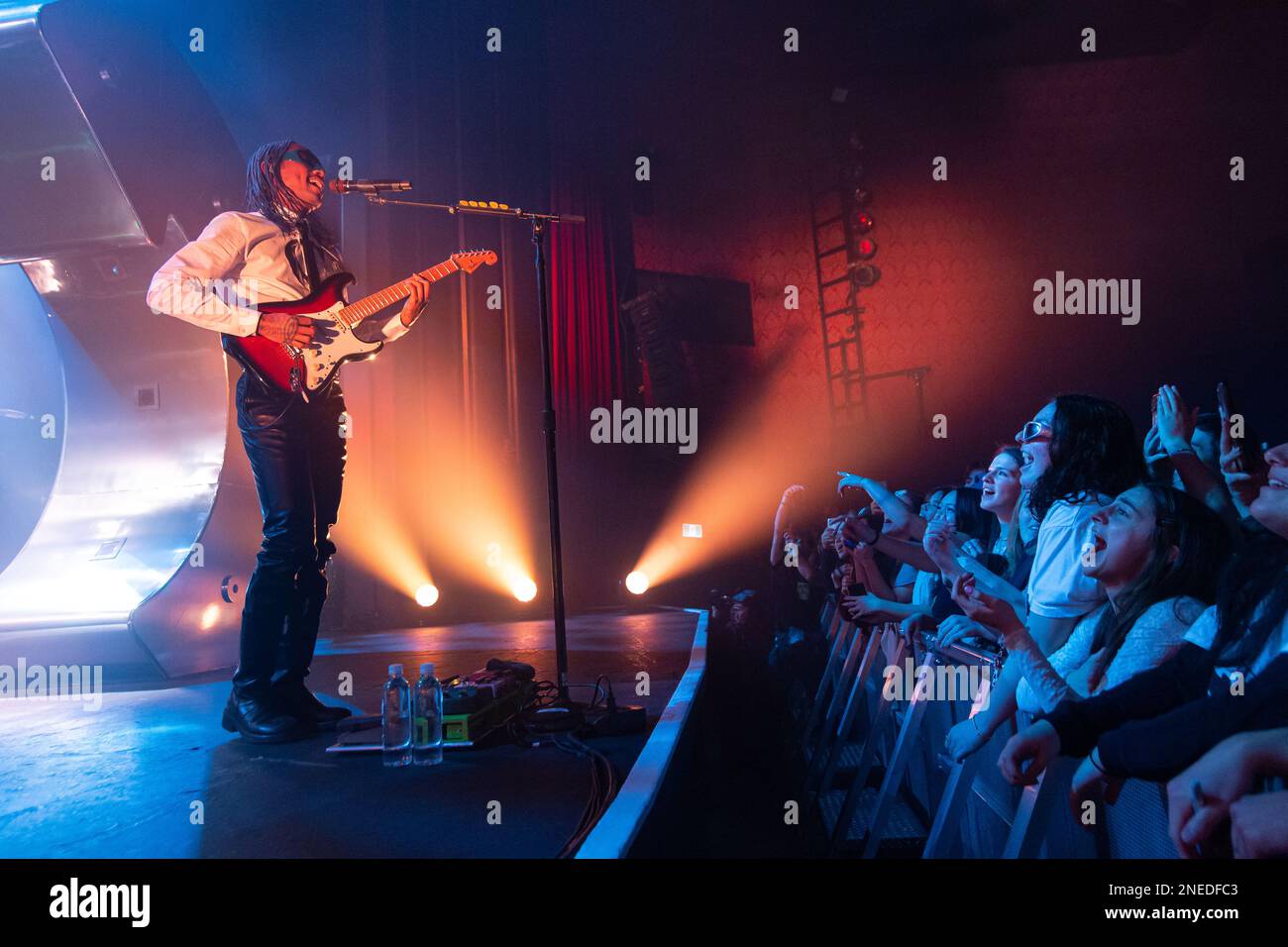 Singer-songwriter Steve Lacy performing at The Vogue Theatre in ...
