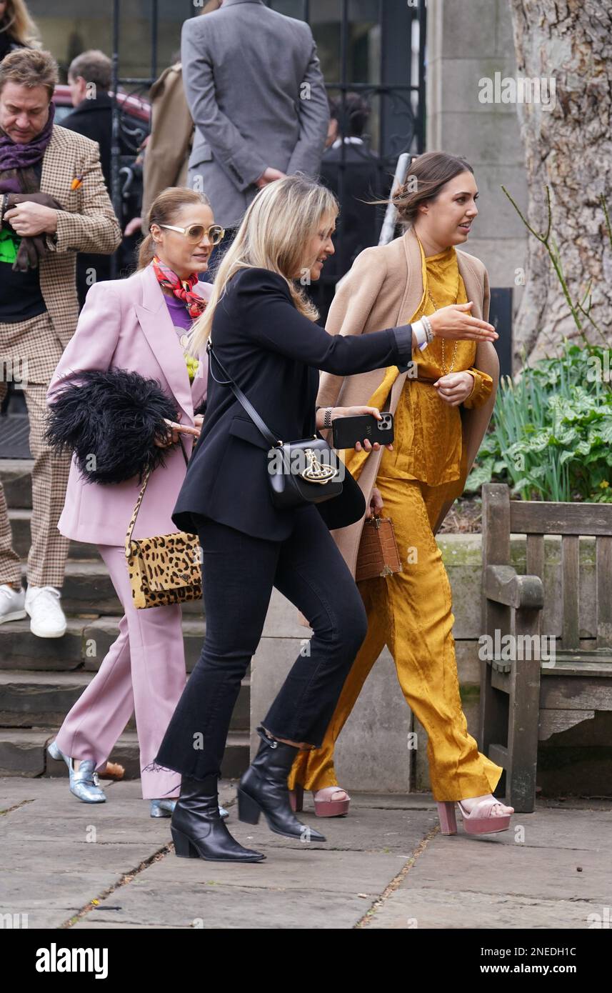 Simon Le Bon, Yasmin Le Bon (second left) and Amber Le Bon (right ...