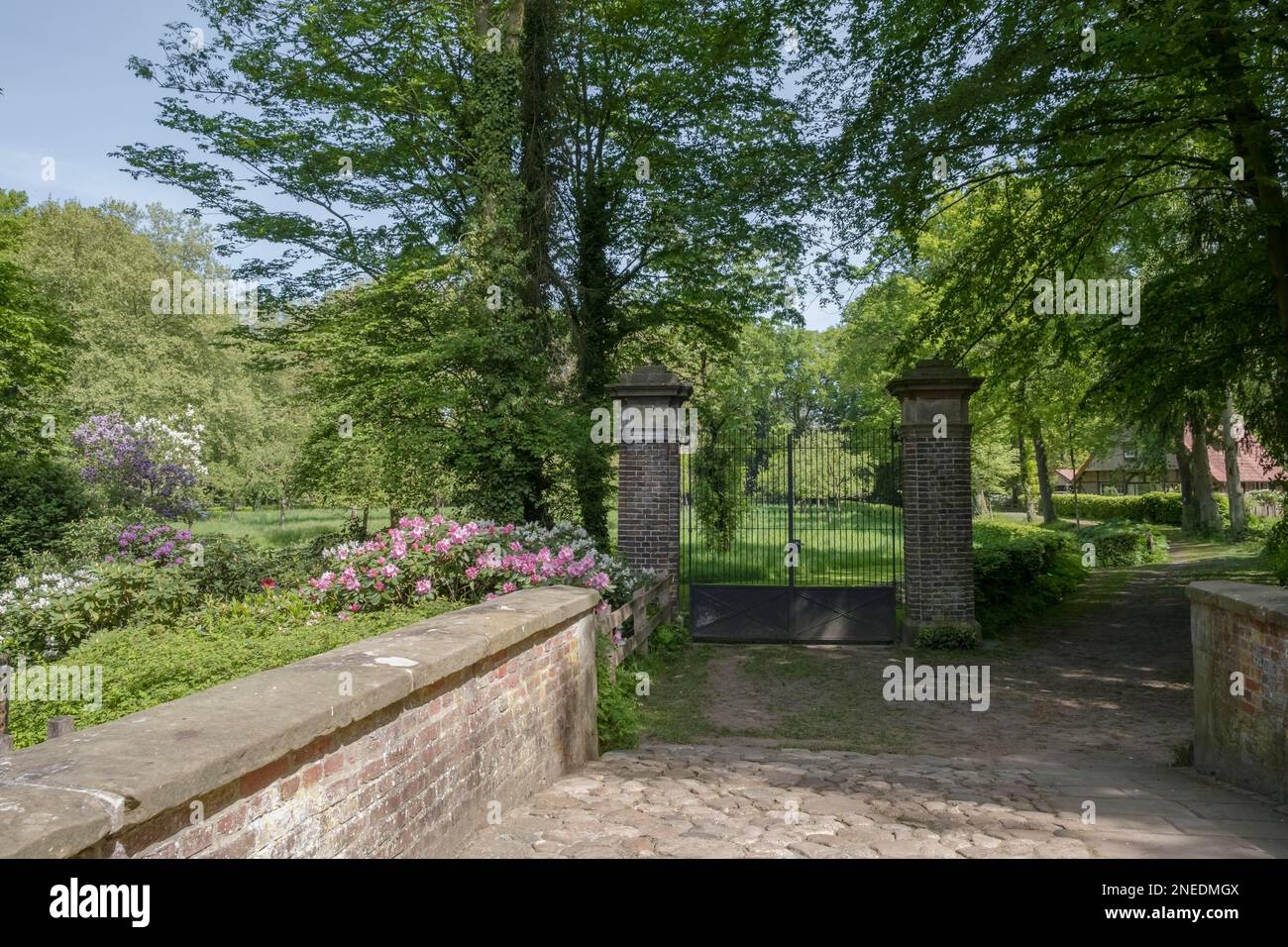 Entrance to the former Welbergen Garden House Stock Photo - Alamy
