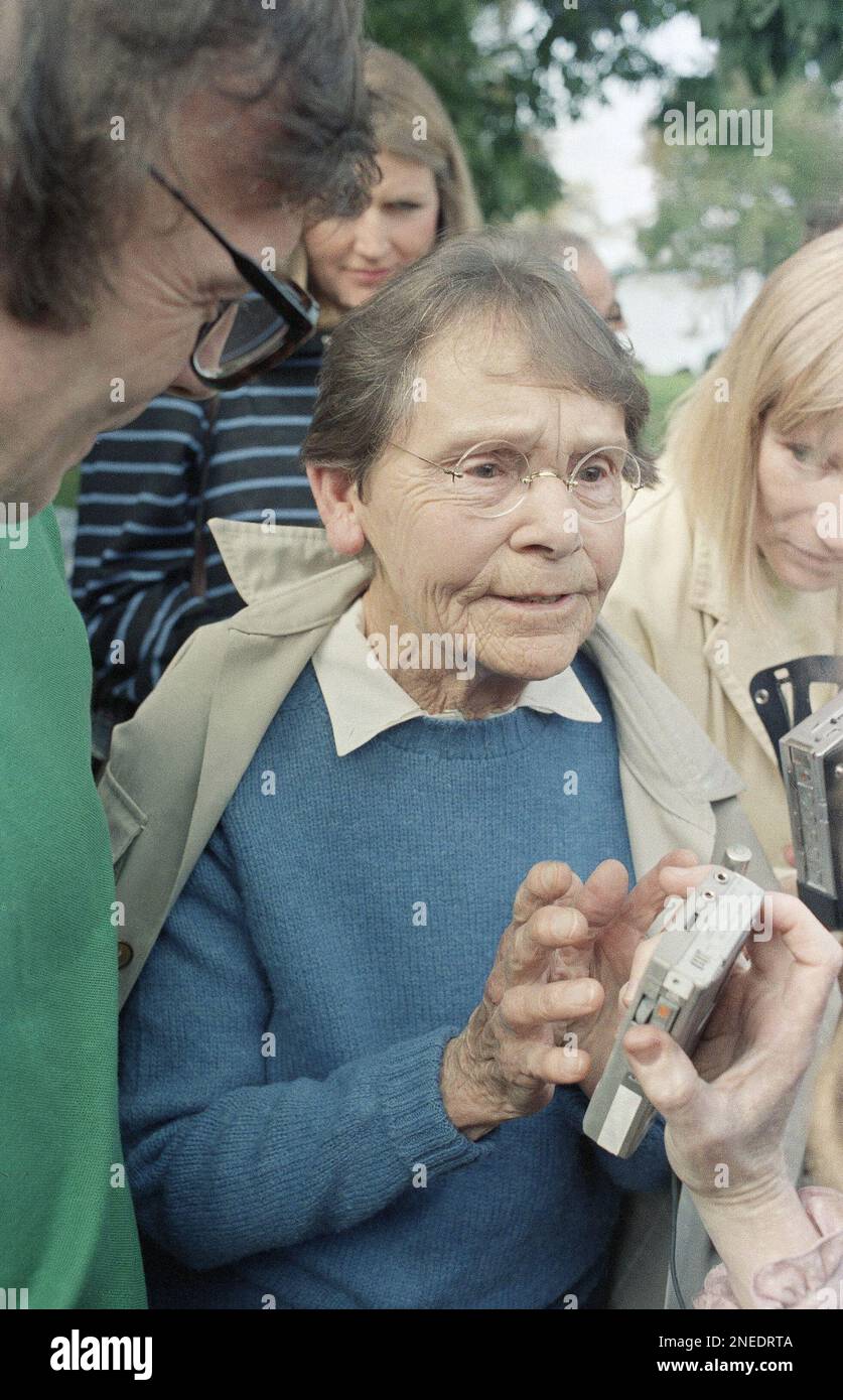 Barbara McClintock, an 81-year-old scientist at cold spring harbor ...