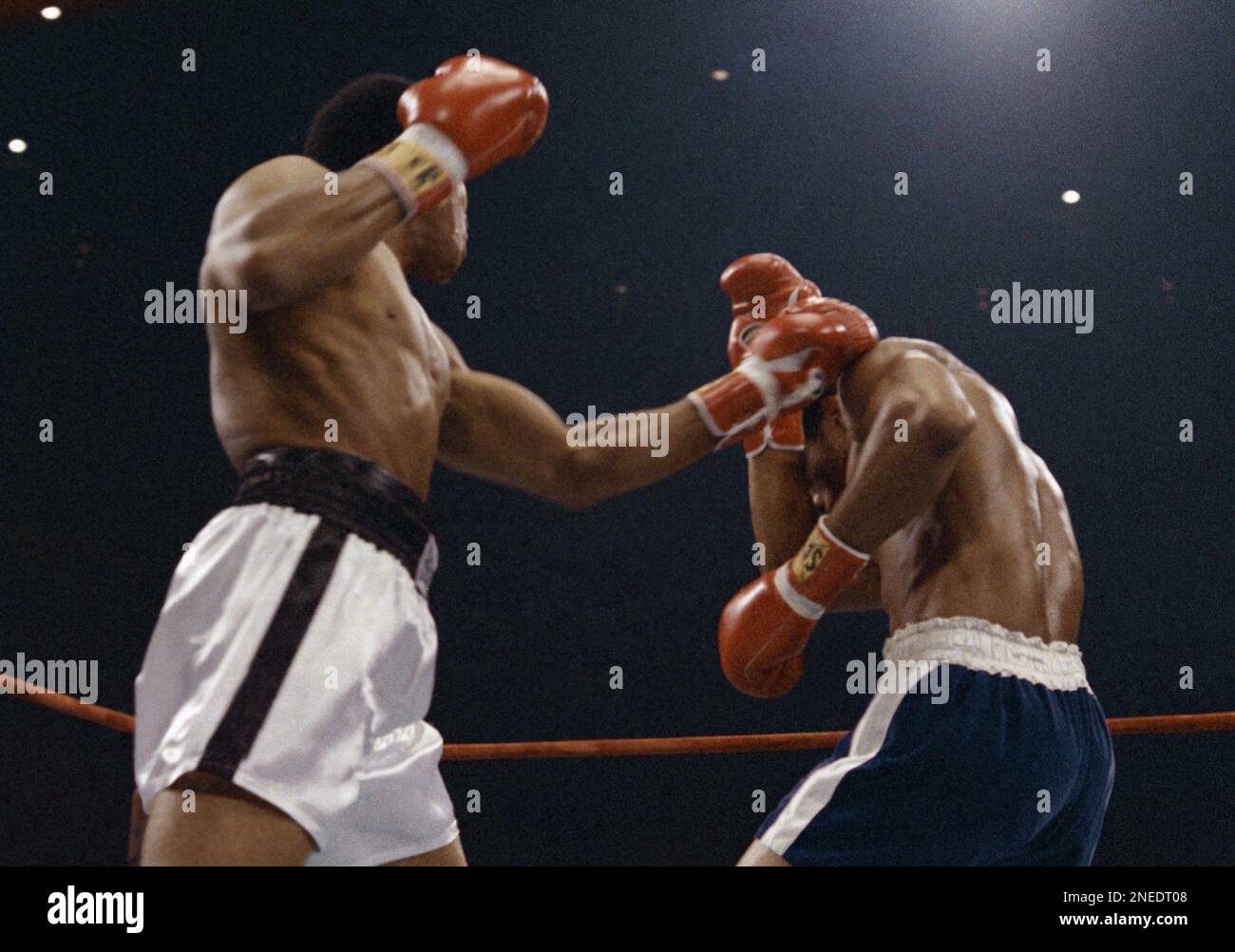 Muhammad Ali and Ken Norton fight in Inglewood, Calif., Sept. 11, 1973 ...