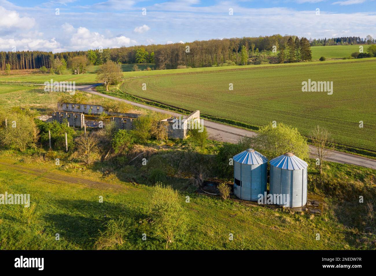 Aerial silo hi-res stock photography and images - Alamy