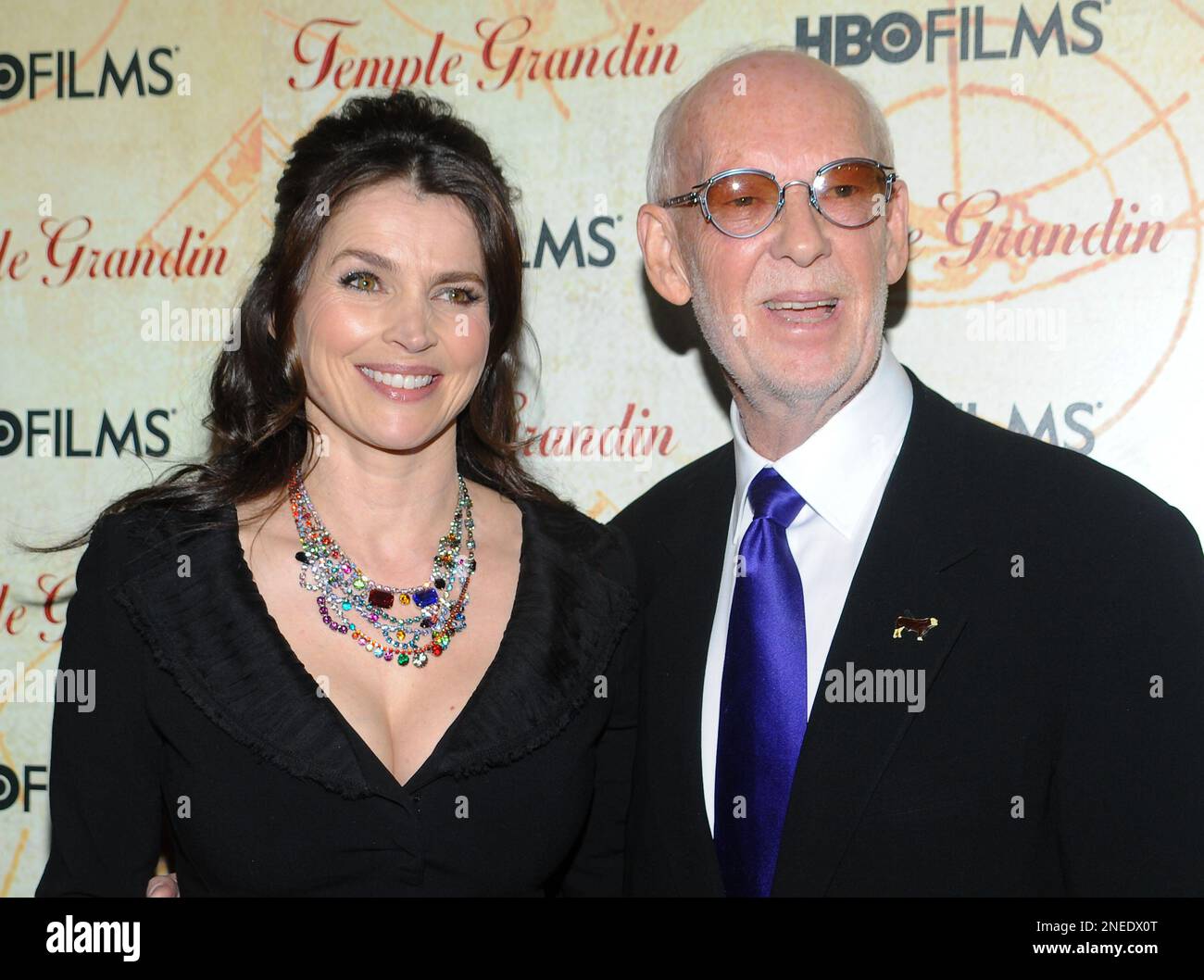 Actress Julia Ormond, left, and director Mick Jackson attend a ...