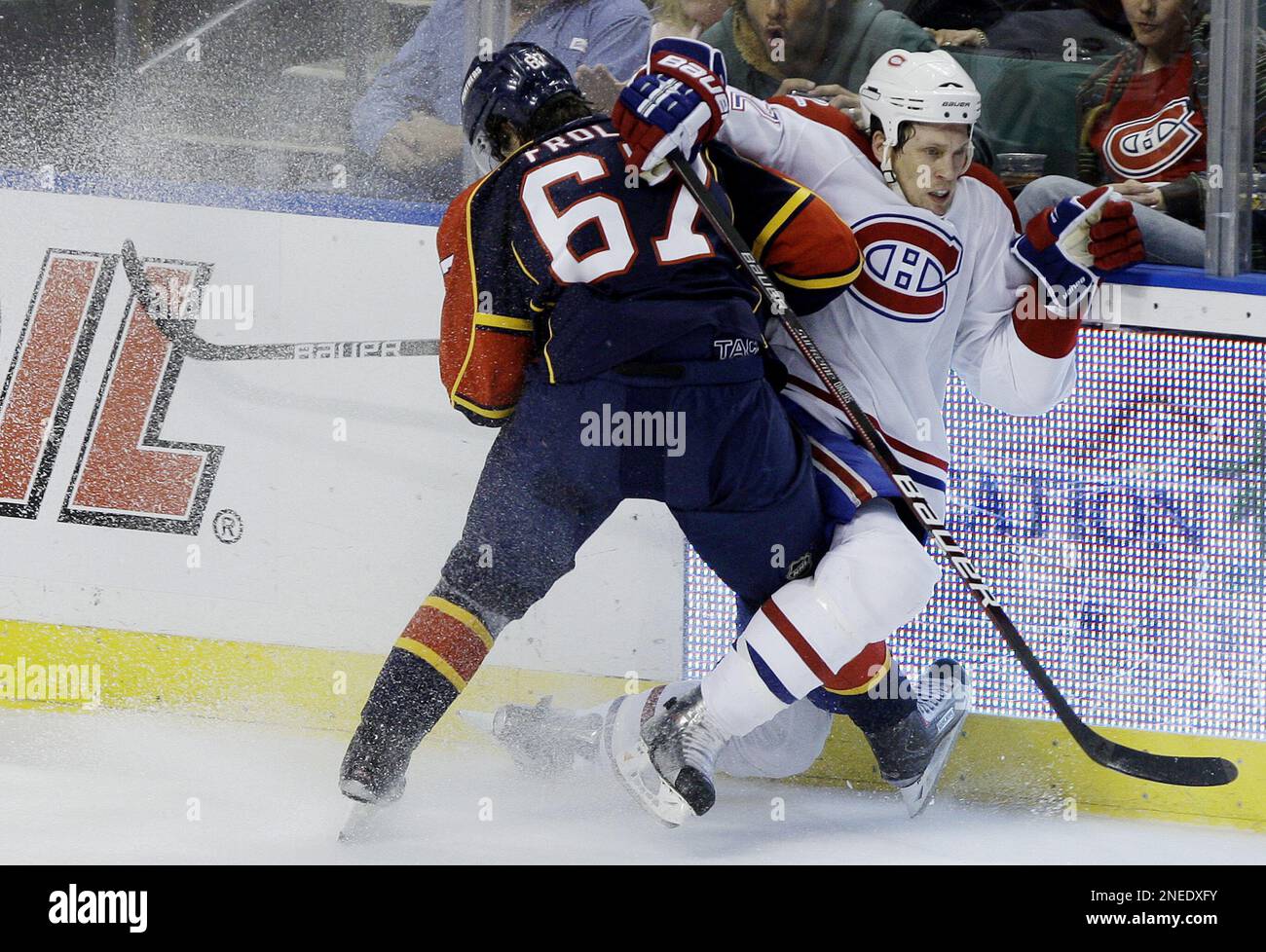 Florida Panthers center Michael Frolik (67) of the Czech Republic and ...