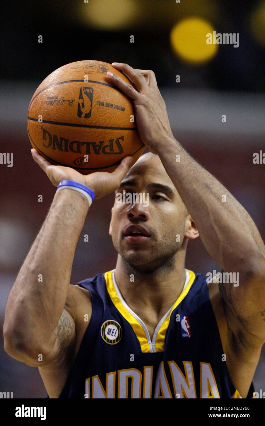 Indiana Pacers' Dahntay Jones during an NBA basketball game against the ...