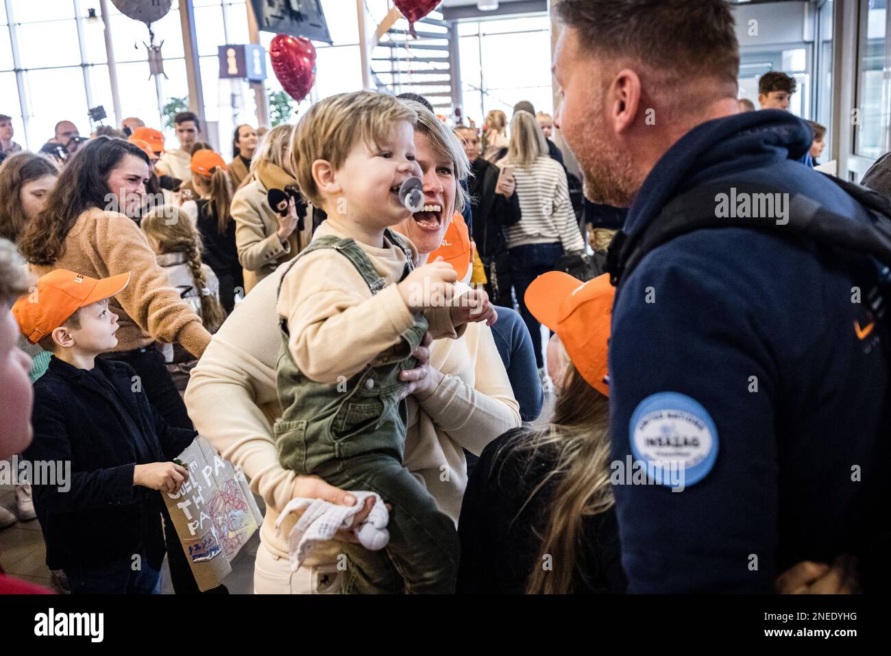 EINDHOVEN - Members of the Dutch search and rescue team USAR on their ...