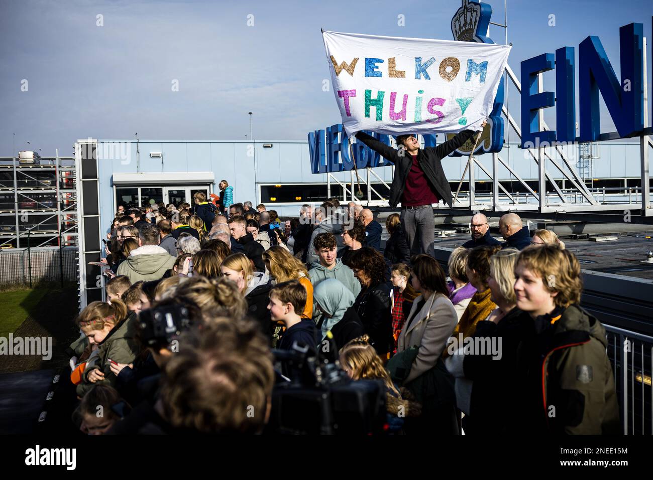 EINDHOVEN - Members of the Dutch search and rescue team USAR on their ...