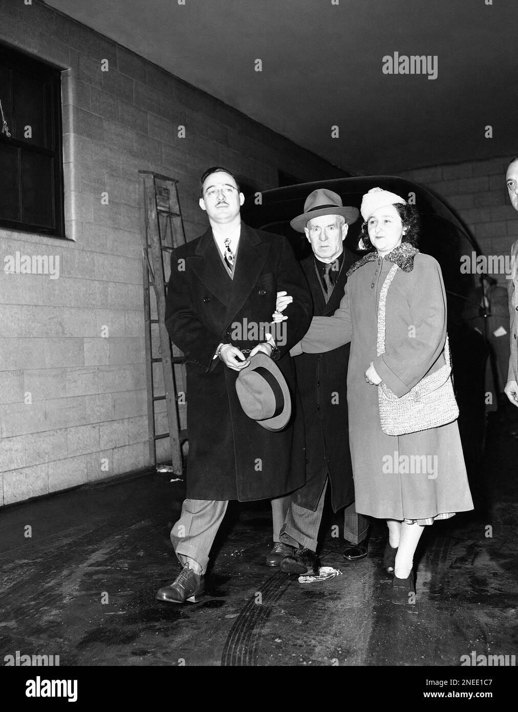 Mr. Julius Rosenberg; Harry McCabe, Deputy Marshall and Mrs. Julius ...