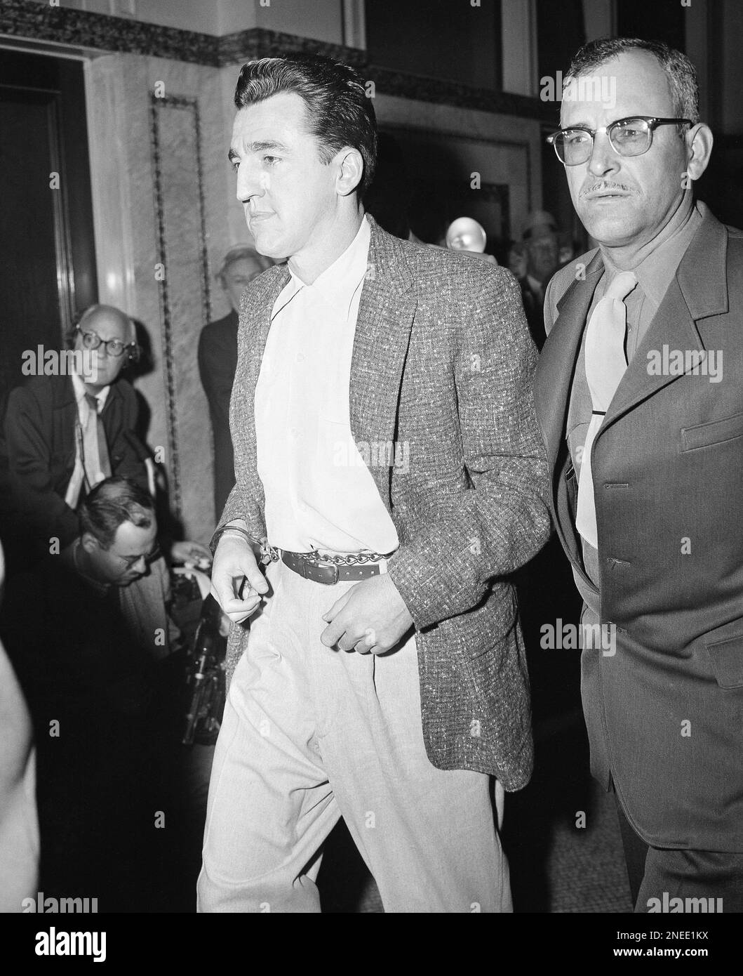 Convict-author Caryl Chessman is shown in this sequence of pictures in ...