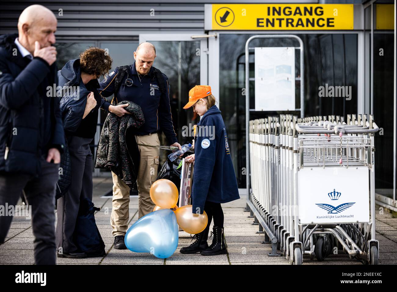 EINDHOVEN - Members of the Dutch search and rescue team USAR on their ...