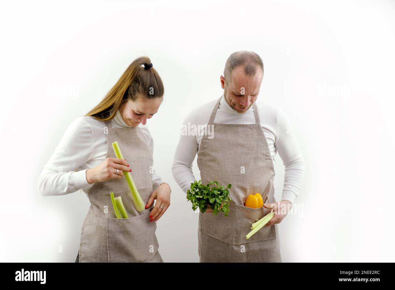 ecology struggle for clean environment no plastic bags man girl put ...