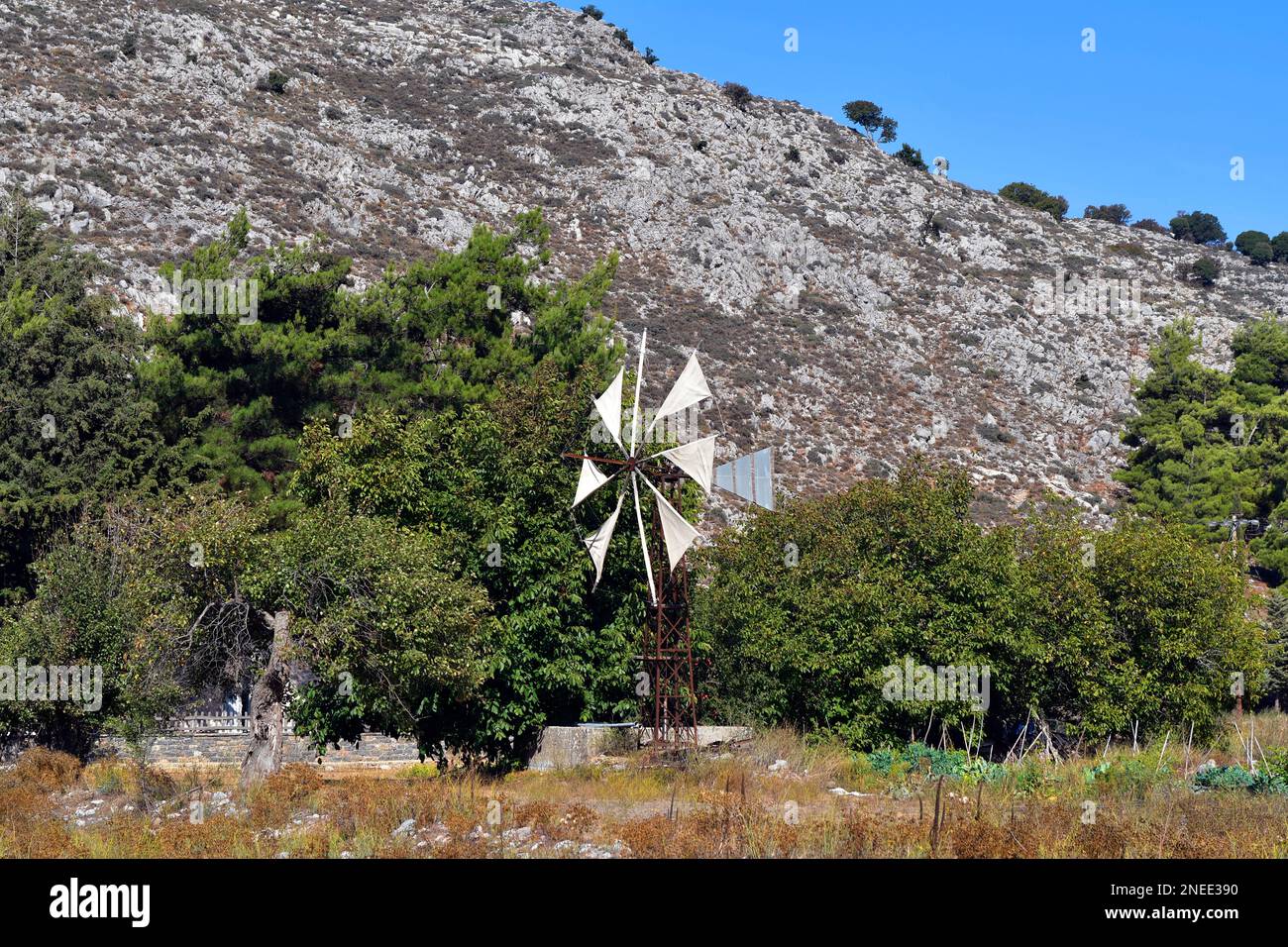 Horizontal water wheel greece hi-res stock photography and images - Alamy