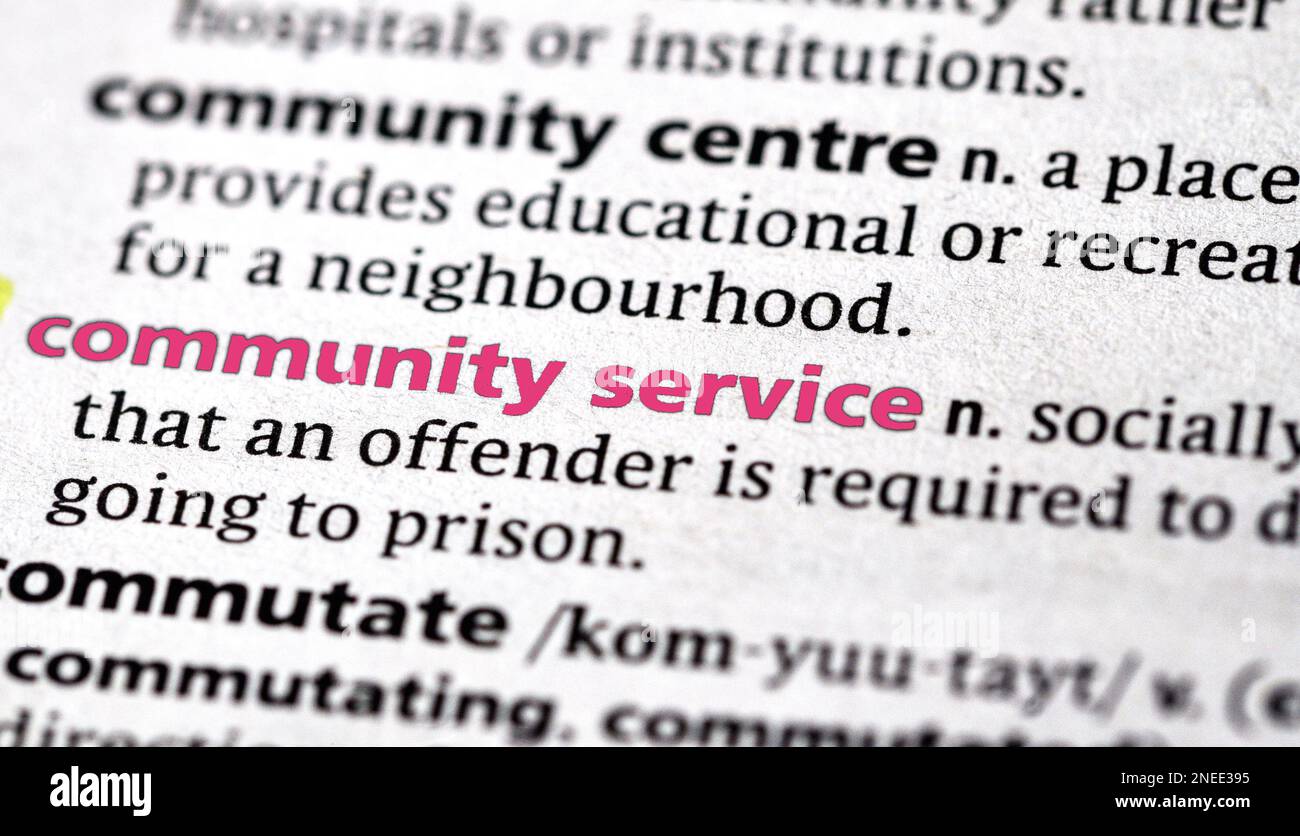 Community service offender hi-res stock photography and images - Alamy