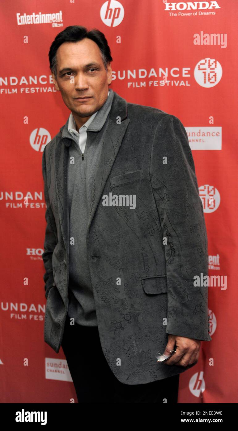Jimmy Smits, a cast member in "Mother and Child," arrives at the ...