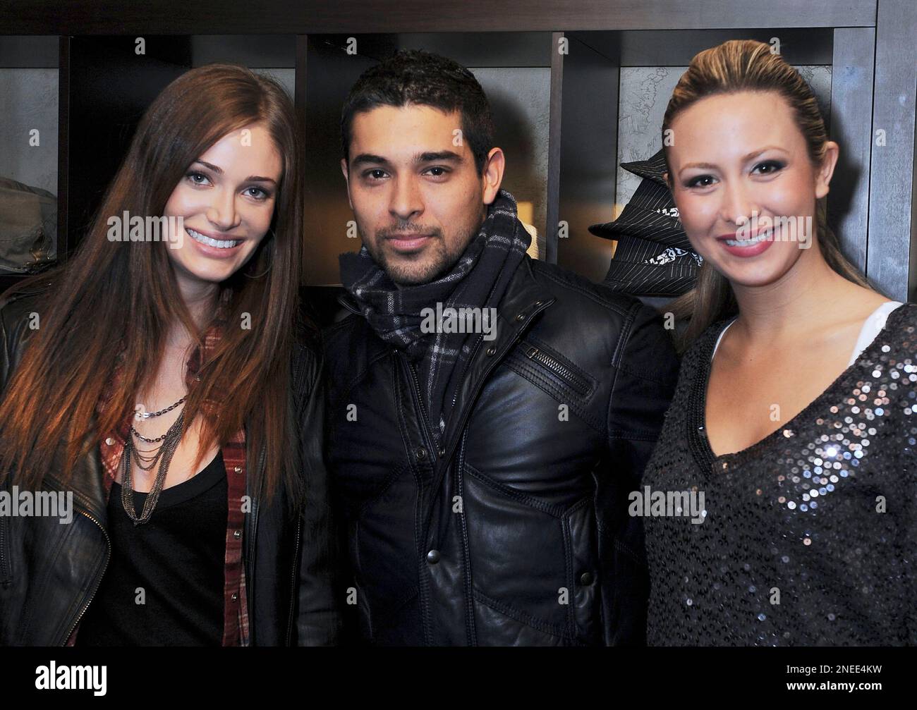 Actor Wilmer Valderrama, center, at the Gibson Guitar Lounge during the ...