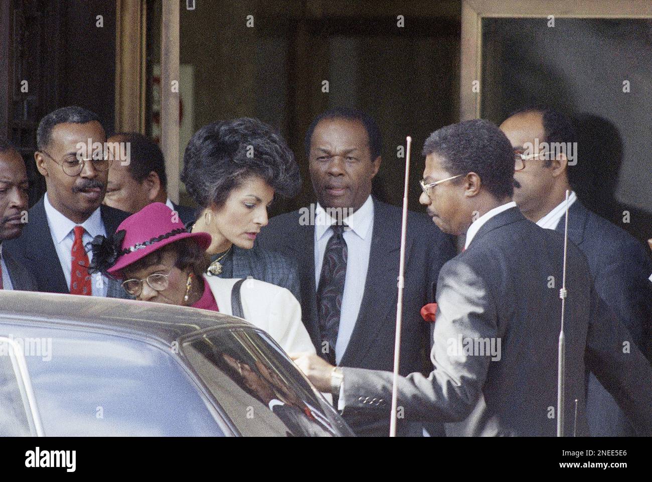 Washington, D.C., Mayor Marion Barry leaves Federal Court in Washington ...