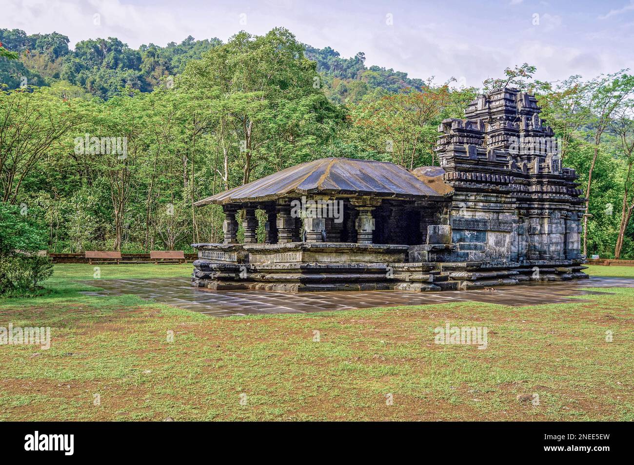 06 10 2009 Unique basalt Mahadeva Temple, Tambdi Surla is a 12th ...
