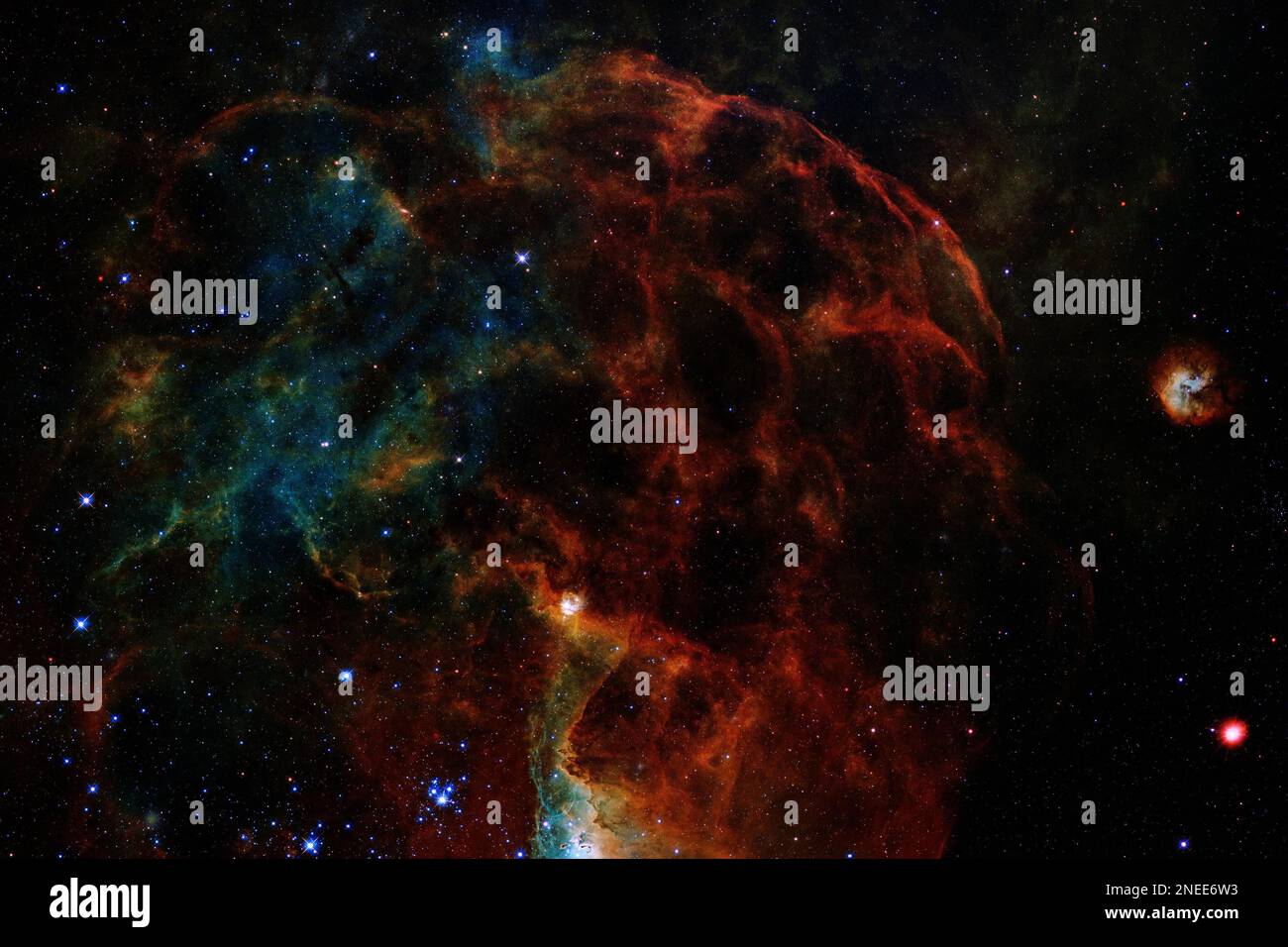 Awesome galaxy somewhere in outer space. Cosmic wallpaper. Elements of ...