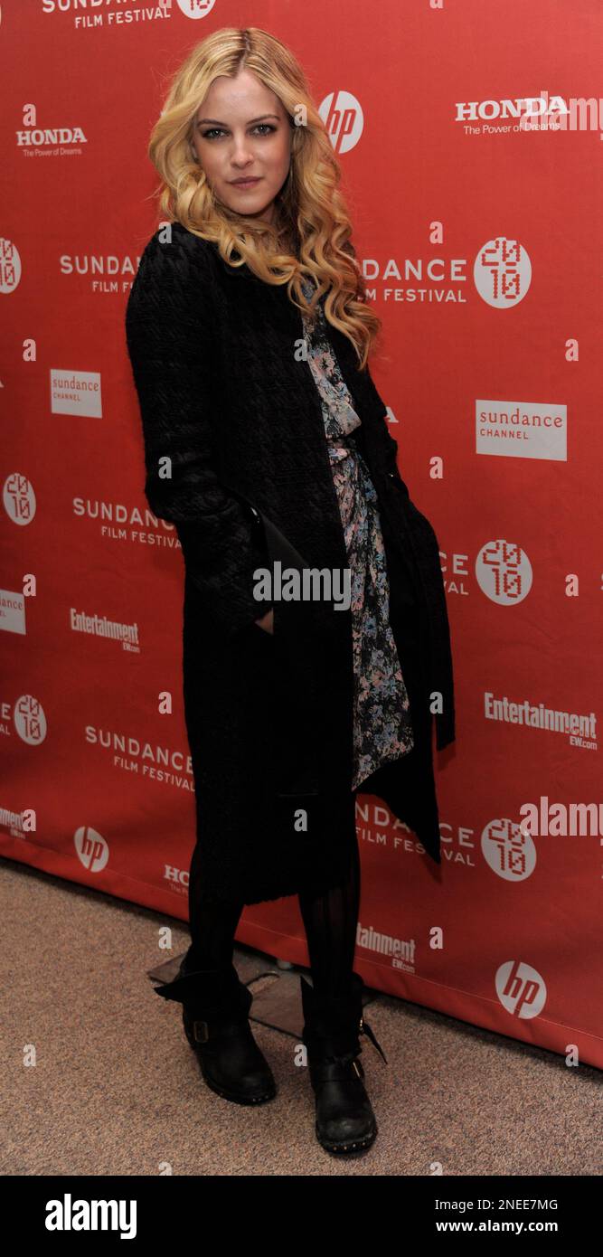 Danielle Riley Keough, a cast member in "The Runaways," poses at the ...