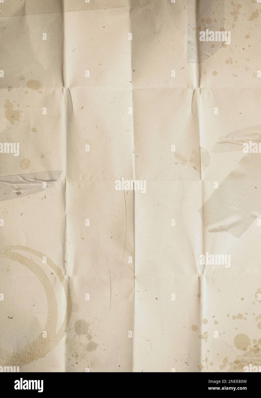 Grunge folded paper. Crumbled 16 folded paper texture Stock Photo - Alamy