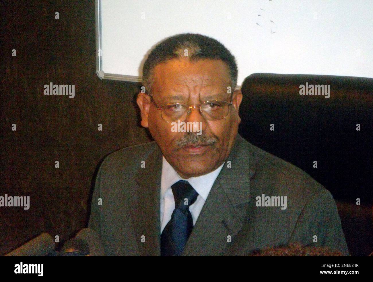 Ethiopian Airlines' CEO Girma Wake speaks to journalists in Addis Ababa ...