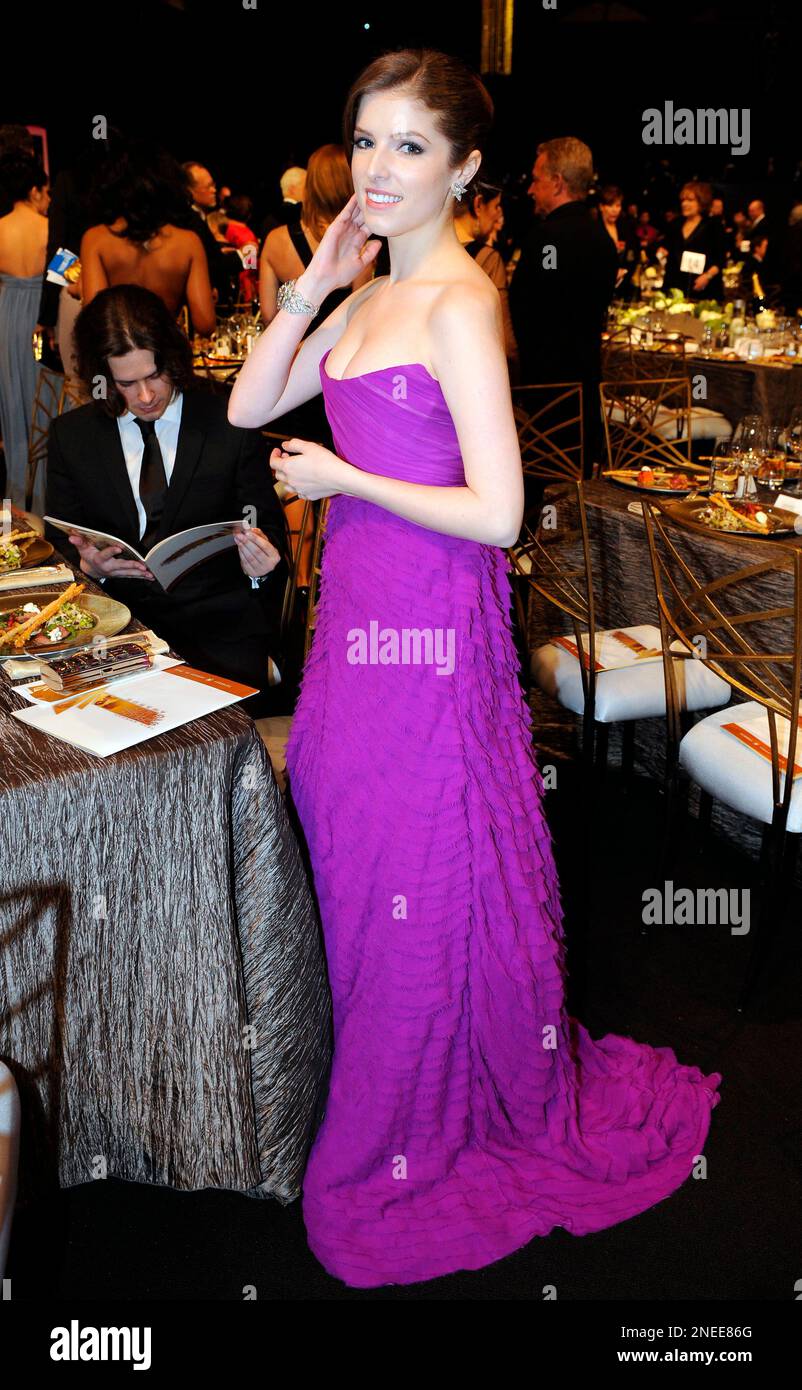 Actress Anna Kendrick poses at the 16th Annual Screen Actors Guild ...