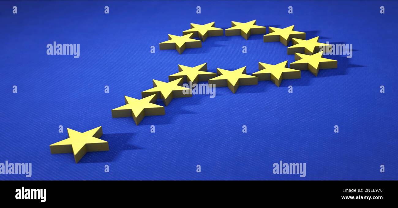 Question mark Europe Stock Photo - Alamy