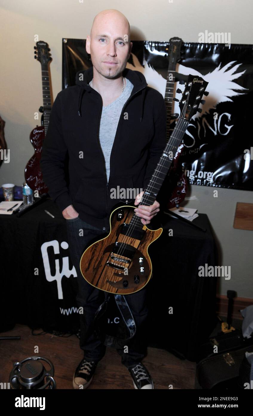 Musician Matt Scannell at the Gibson Guitar Lounge during the Sundance ...