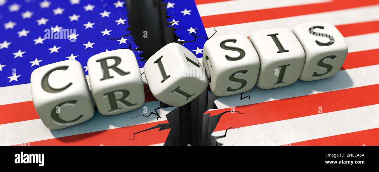 Crisis in the USA Stock Photo - Alamy