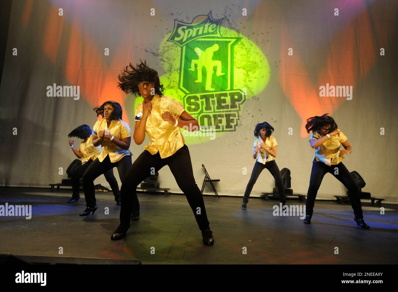 The Sigma Gamma Rho Sorority step team from the University of Illiois ...