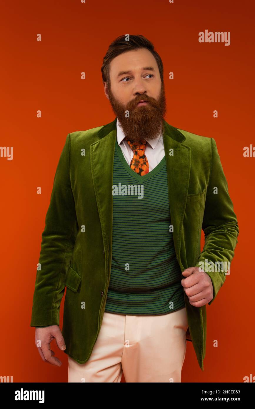 Person in green jacket hi-res stock photography and images - Alamy