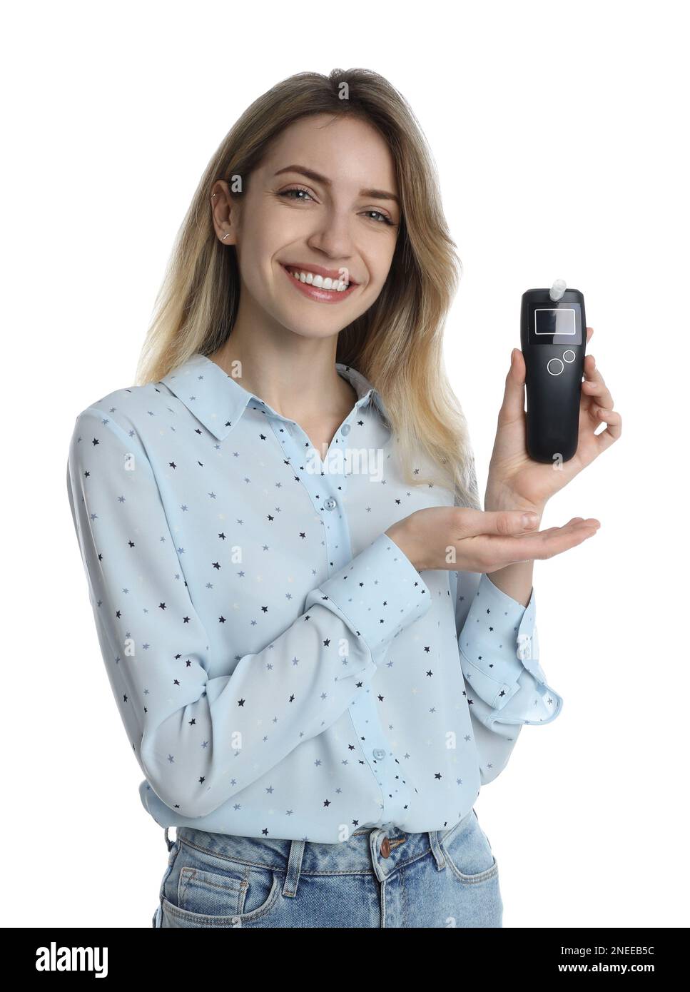 Female driver breathalyzer hi-res stock photography and images - Alamy