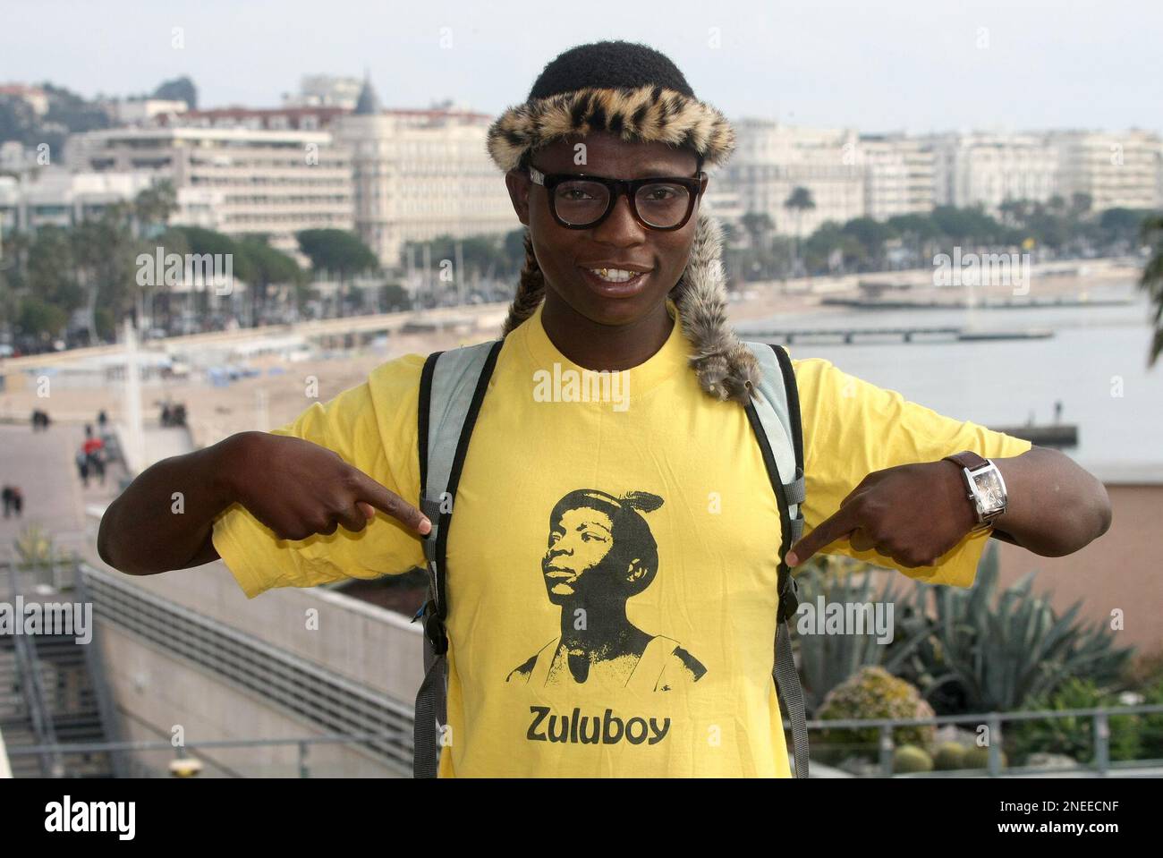South African singer Zulu Boy poses at the 44th MIDEM (International ...